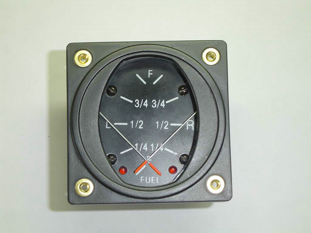 Input Alam E - F 2 1/4”, 2 inch Daul Fuel Tank Level Gauges / Airplane ...