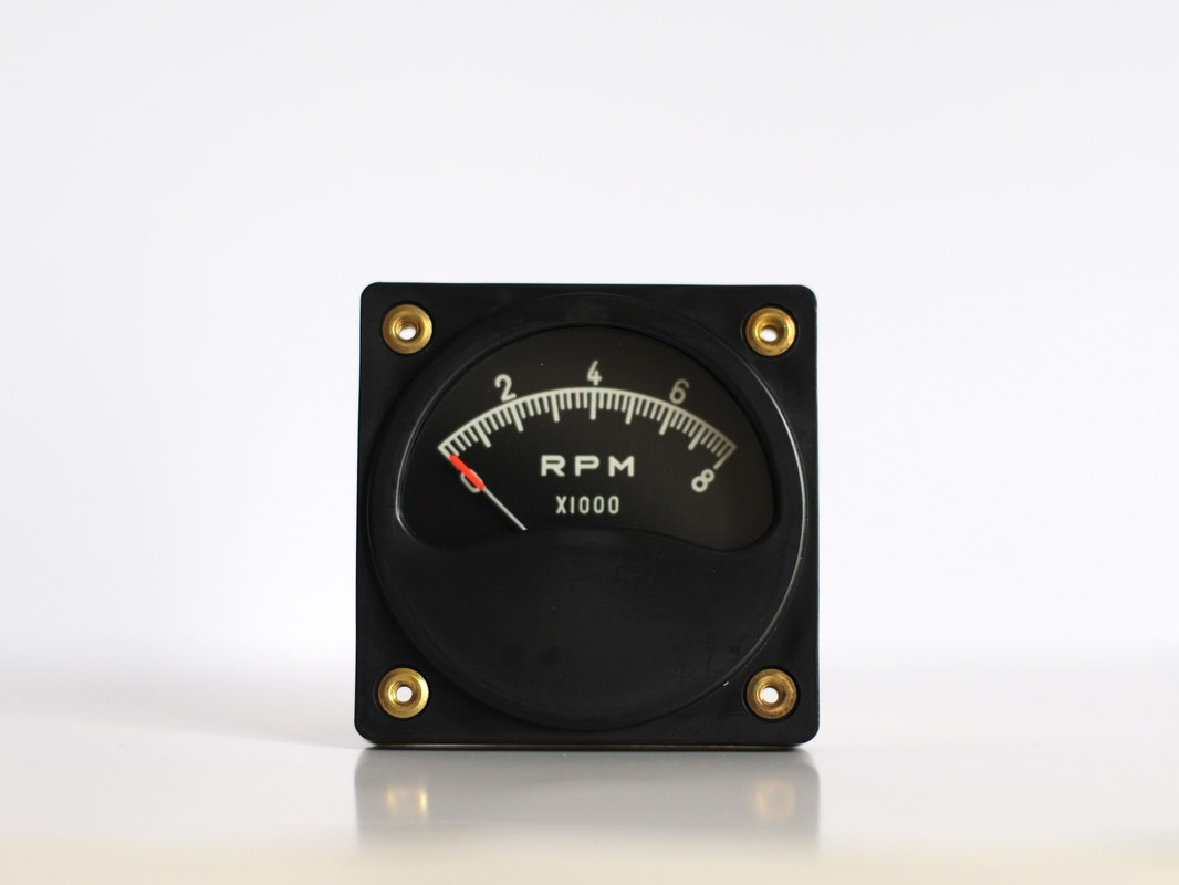 0 - 8000 rpm 3 1/8” Universal Aircraft Gauge Digital Aircraft ...